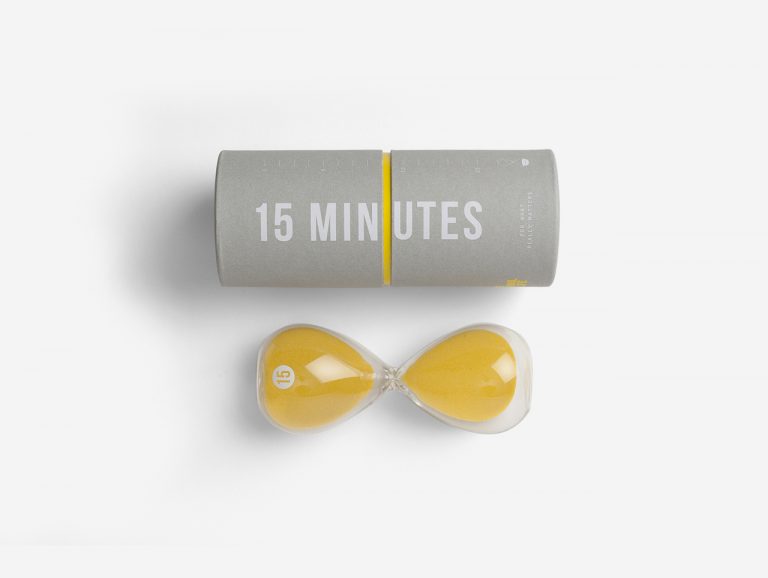 15 Minute Sand Timer Hourglass | The School of Life