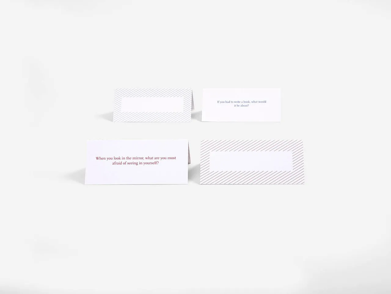 Table Talk Placecards Questions | The School of Life