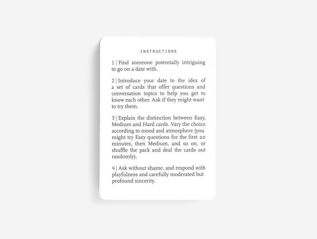 Dating Cards - Playful Dating Card Game | The School of Life