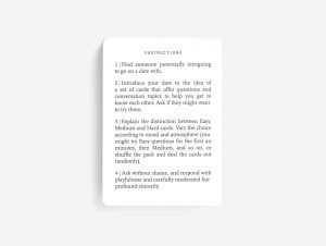 Dating Cards - Playful Dating Card Game | The School of Life