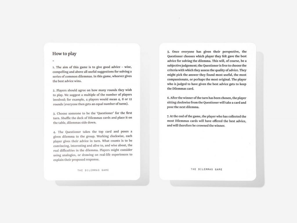 The Dilemmas Game - The School of Life