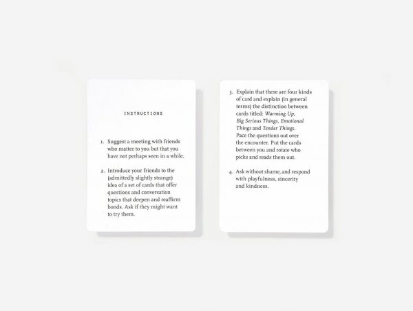 Meeting Friends - Conversation Cards | The School of Life