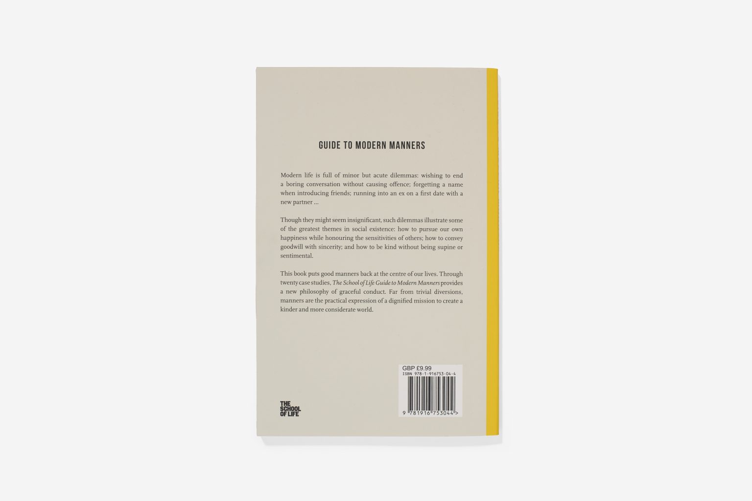 Guide to Modern Manners Book | The School of Life