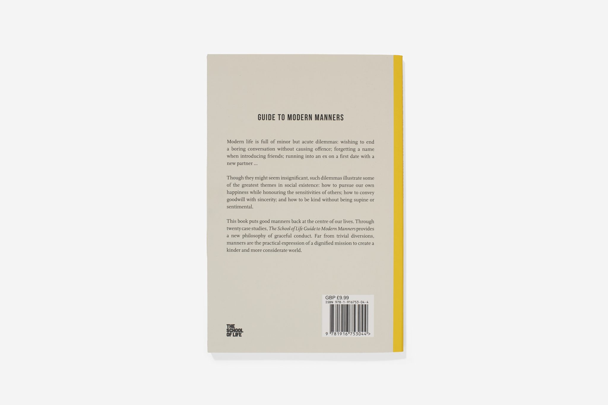Guide to Modern Manners Book | The School of Life