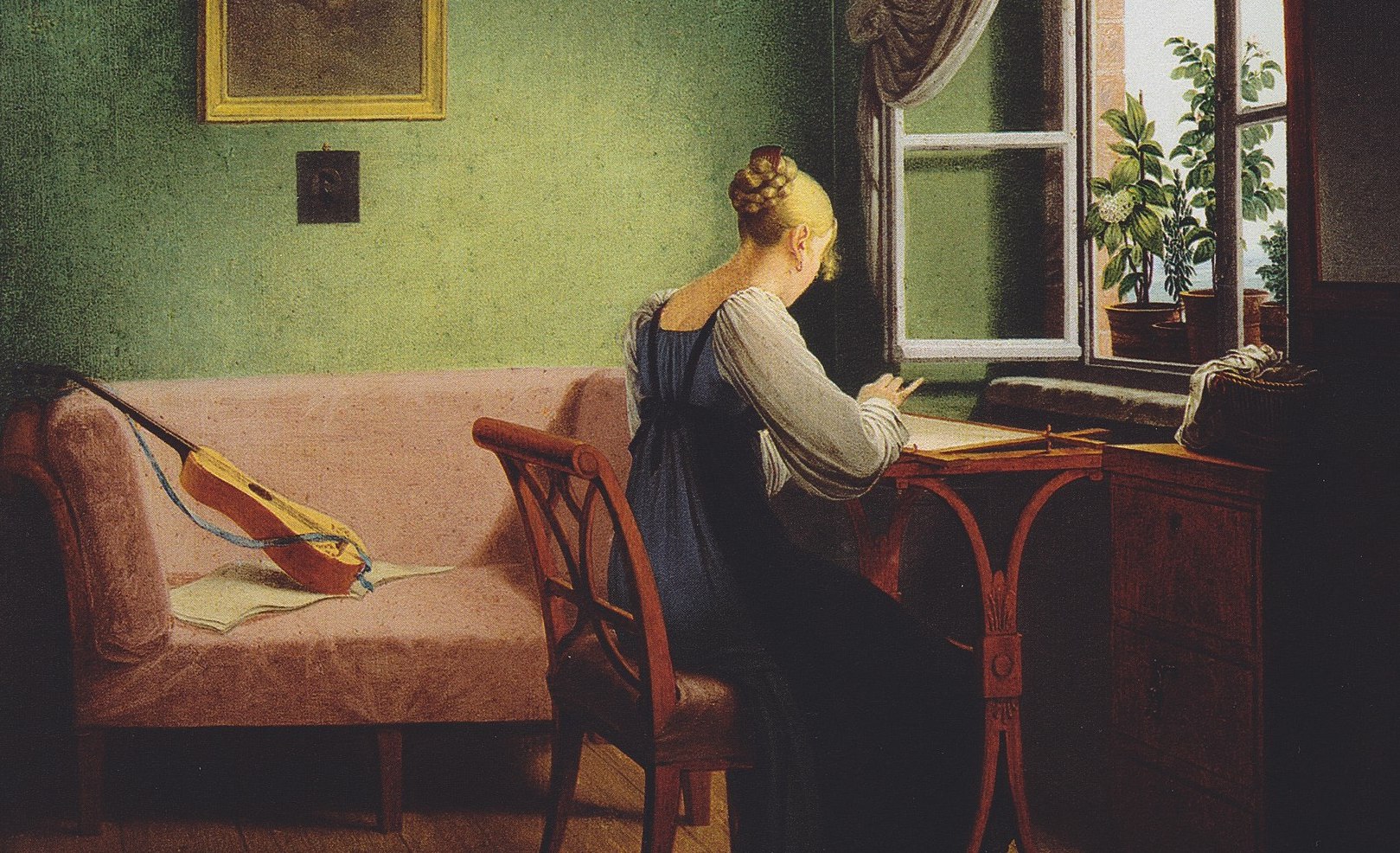 On the Consolations of Home | Georg Friedrich Kersting - The School of Life