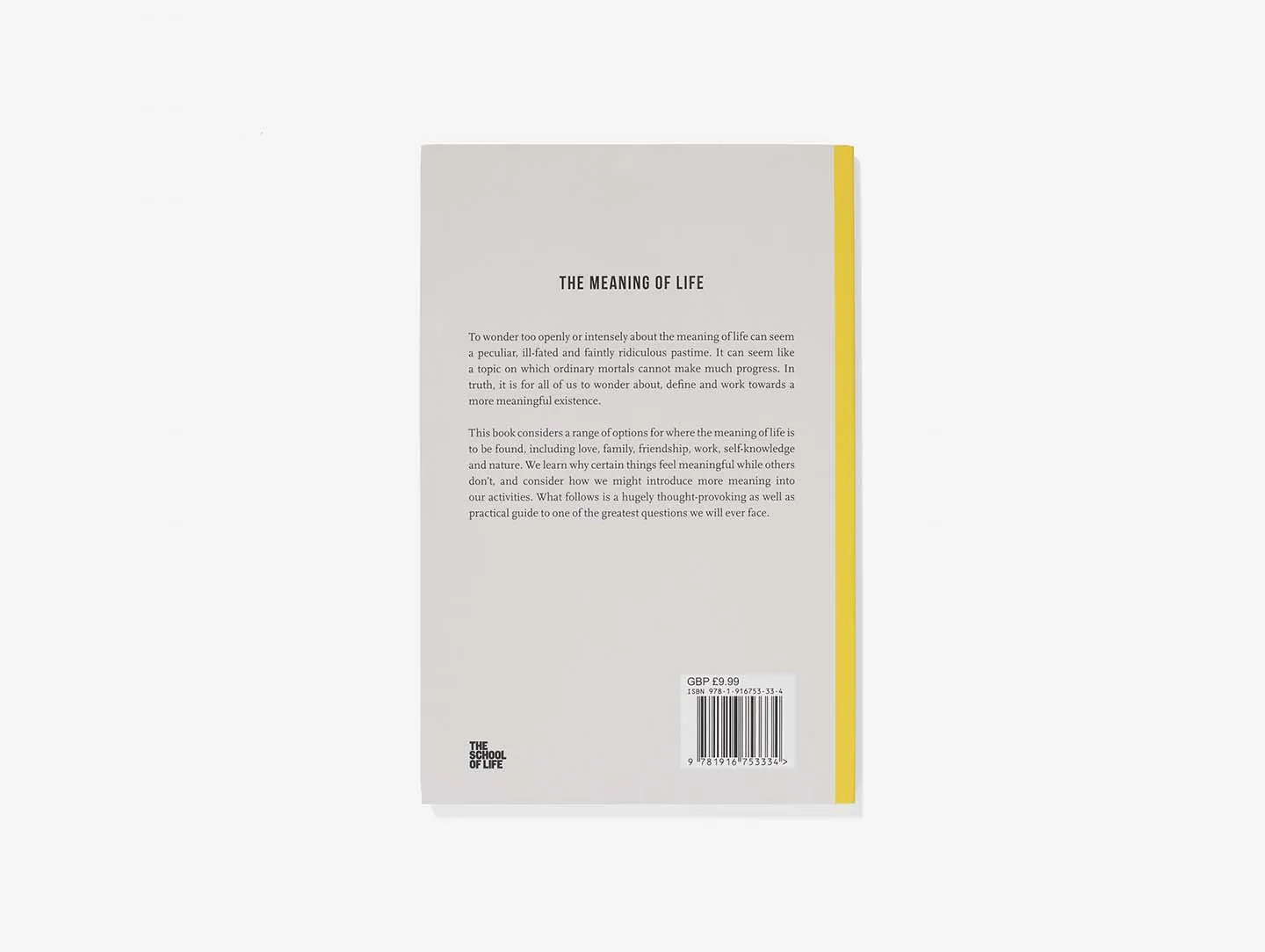 The Meaning of Life Book (Hardcover) | The School of Life